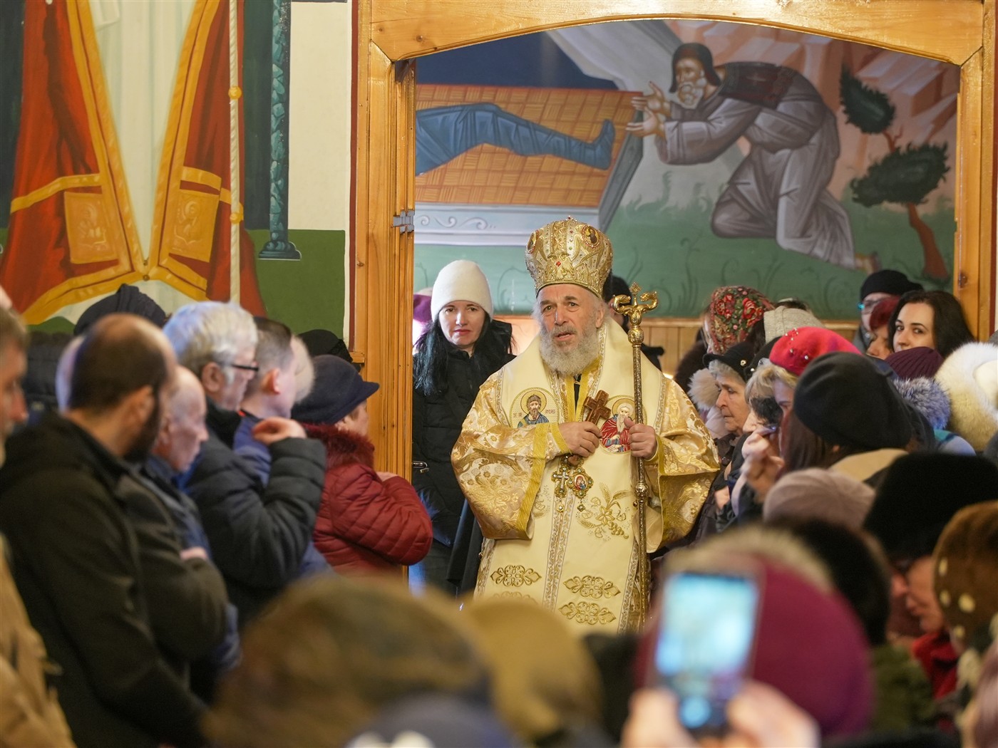 Hram la biserica gălăţeană „Sfântul Cuvios Antonie cel Mare”