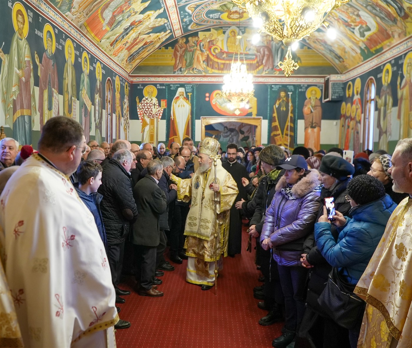 Hram la biserica gălăţeană „Sfântul Cuvios Antonie cel Mare”